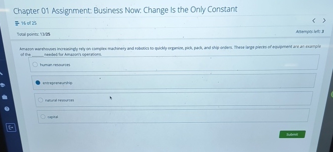 Solved Chapter 01 ﻿Assignment: Business Now: Change Is the | Chegg.com