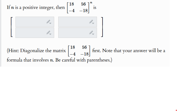 Solved If n is ﻿a positive integer, then | Chegg.com