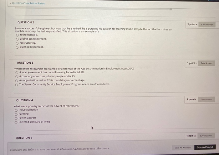 Solved Question Completion Status: QUESTION 2 1 points Save | Chegg.com