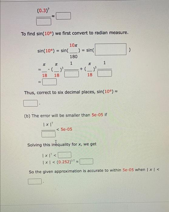Solved EXAMPLE 2 (a) What is the maximum error possible in | Chegg.com
