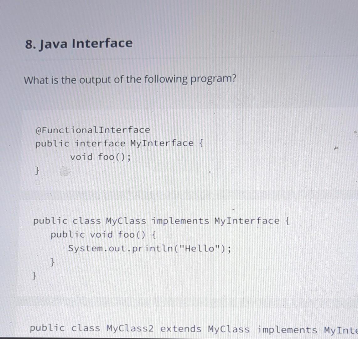 Solved What is the output of the following program? | Chegg.com
