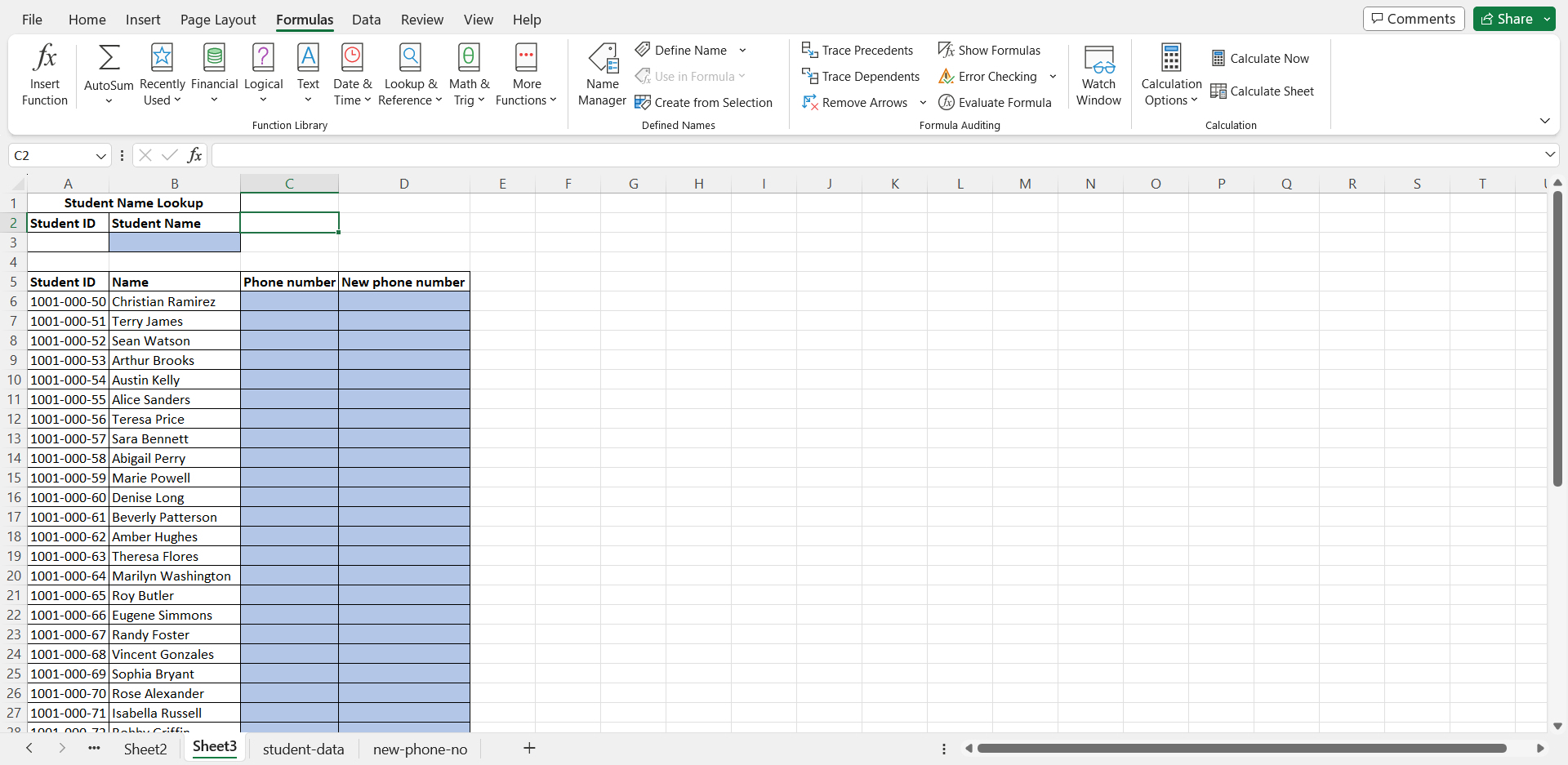 Solved 3. ﻿Question 3 ﻿Vlookup - ﻿Select Sheet3:3.1. ﻿In | Chegg.com