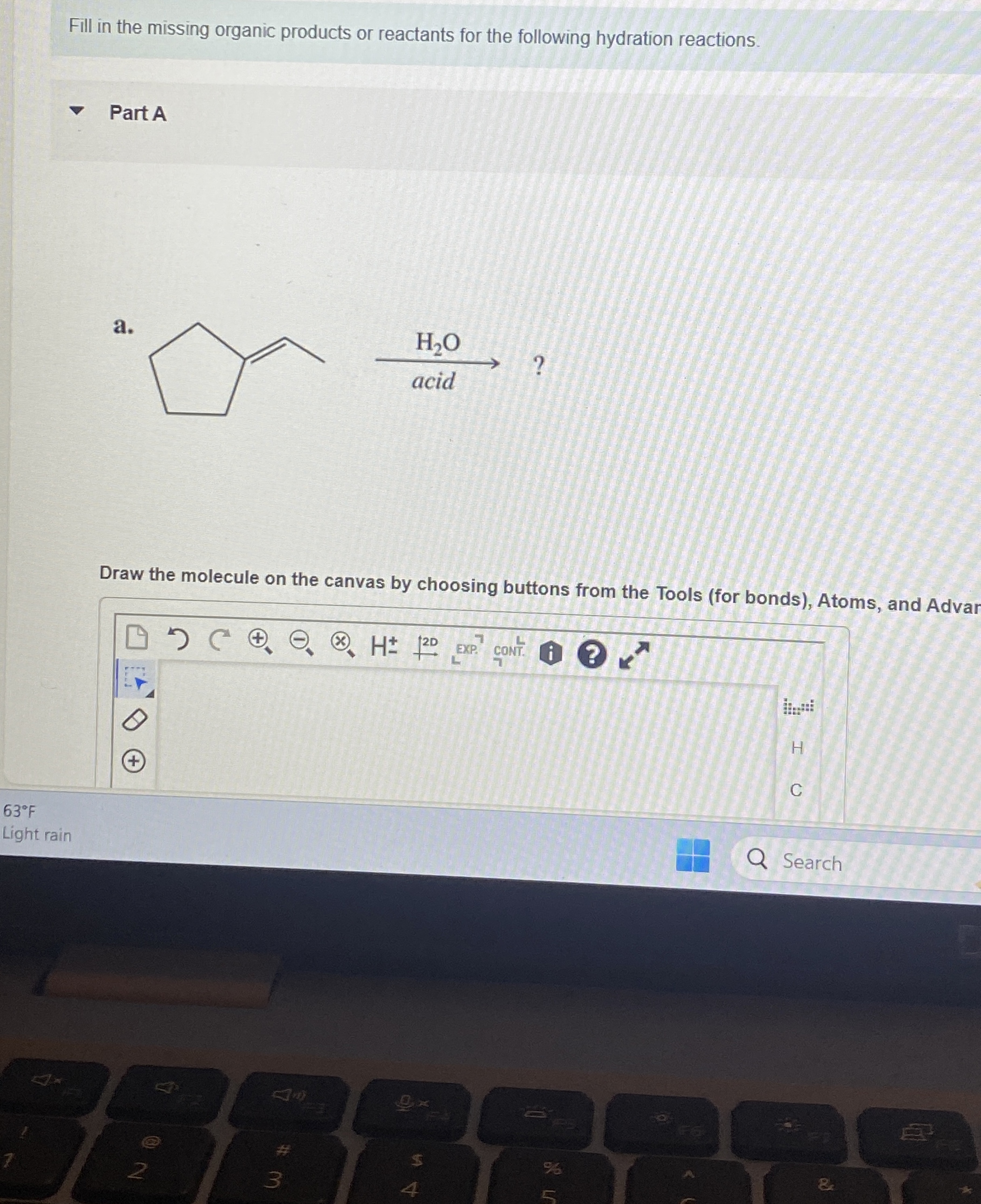 Solved Fill in the missing organic products or reactants for | Chegg.com