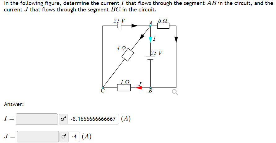 Solved In the following figure, determine the current I that | Chegg.com