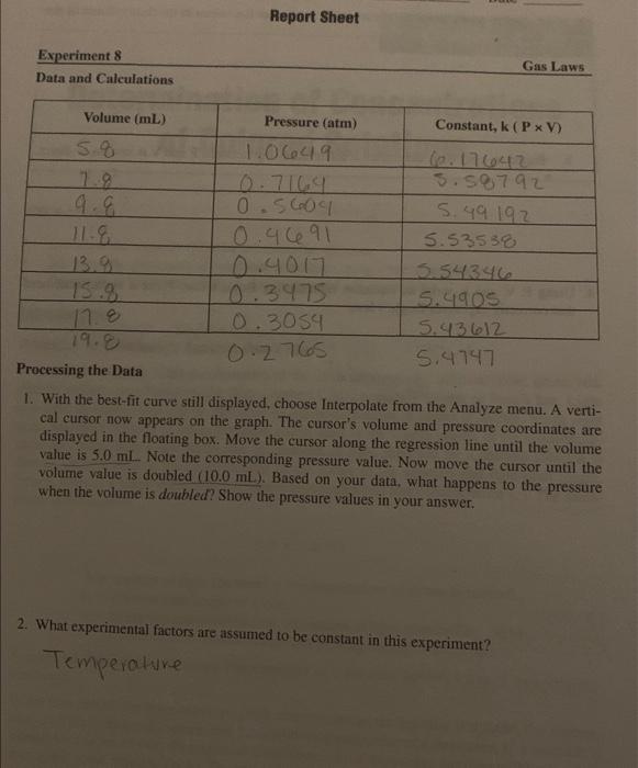 Solved 3. a. Calculate a proportionality constant. k, and | Chegg.com