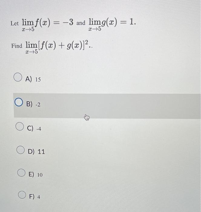 Solved Use the graph to evaluate the limit. Find | Chegg.com