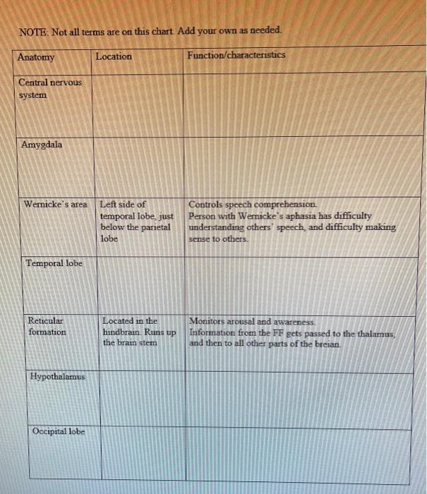 Solved Brain assignment For this assignment, both | Chegg.com