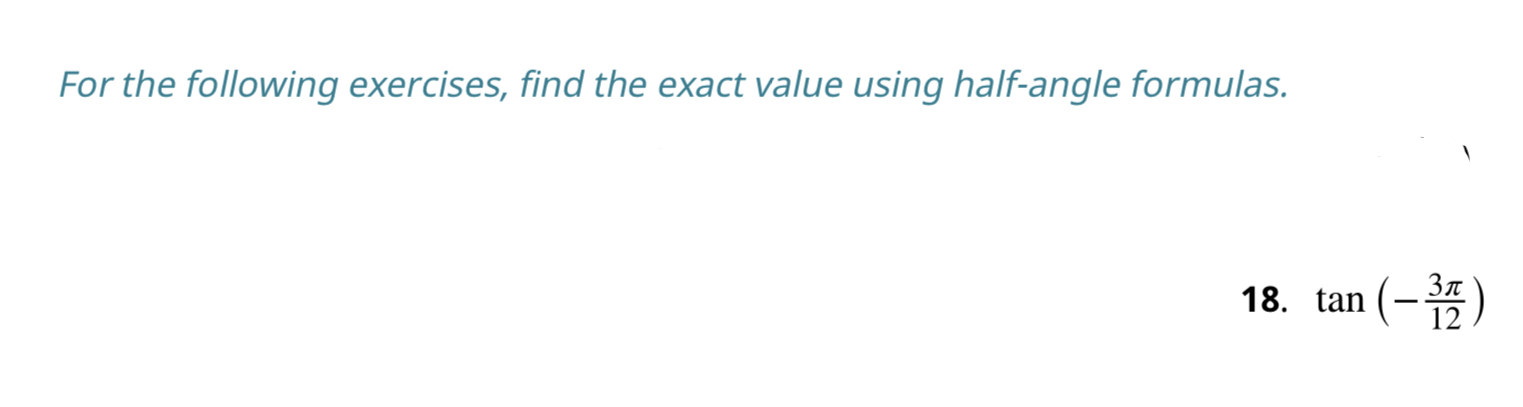 Solved For the following exercises, find the exact value | Chegg.com
