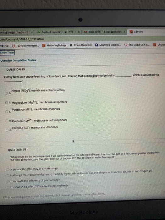 Solved 20 MasteringBiology: Chapter 48 x 4 Fairfield | Chegg.com