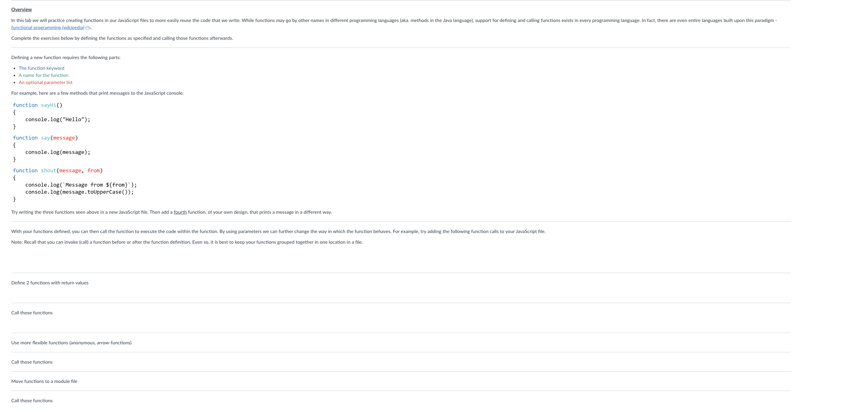 Solved Overviewfunctional | Chegg.com