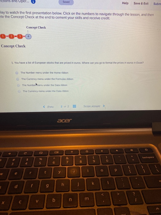 Solved Actions And Uper I Saved Help Save And Exit Subm Way 