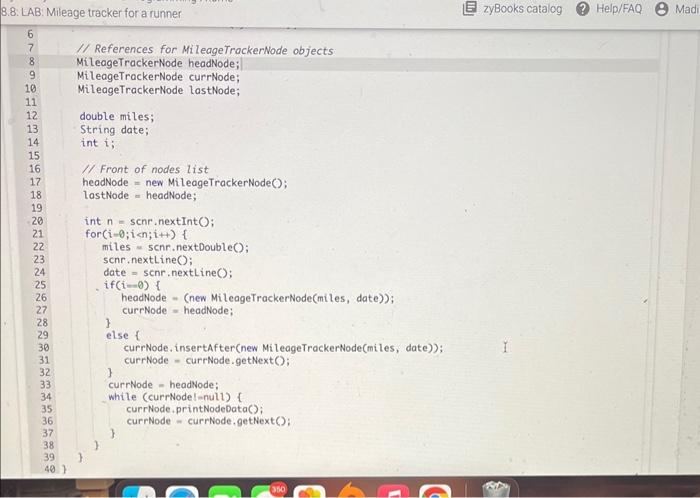 Solved Java// please complete the code for both files. I | Chegg.com