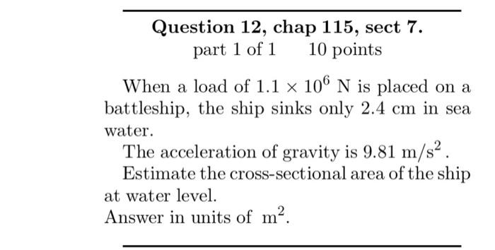 Solved Question 12, chap 115, sect 7 . part 1 of 110 points | Chegg.com