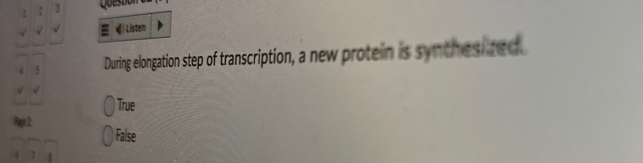 Solved Duing elongation step of transcription, a new protein | Chegg.com