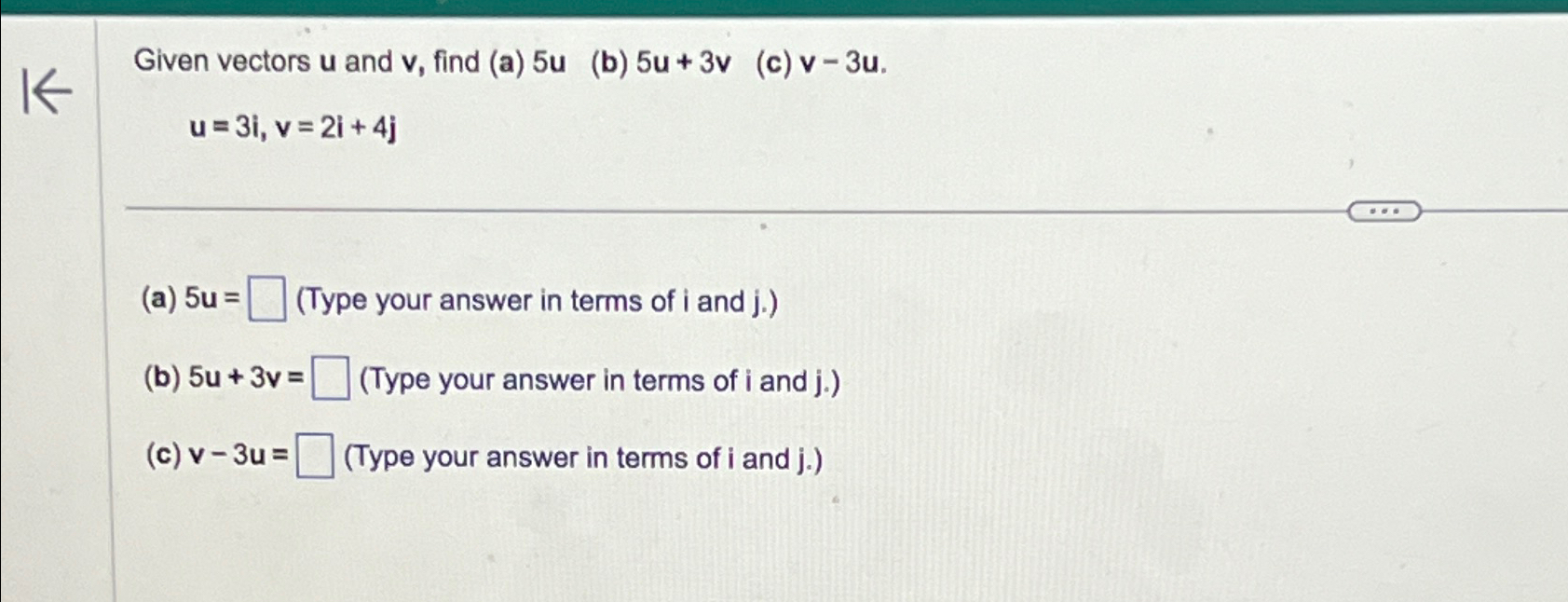 Solved Given vectors u ﻿and v, ﻿find | Chegg.com