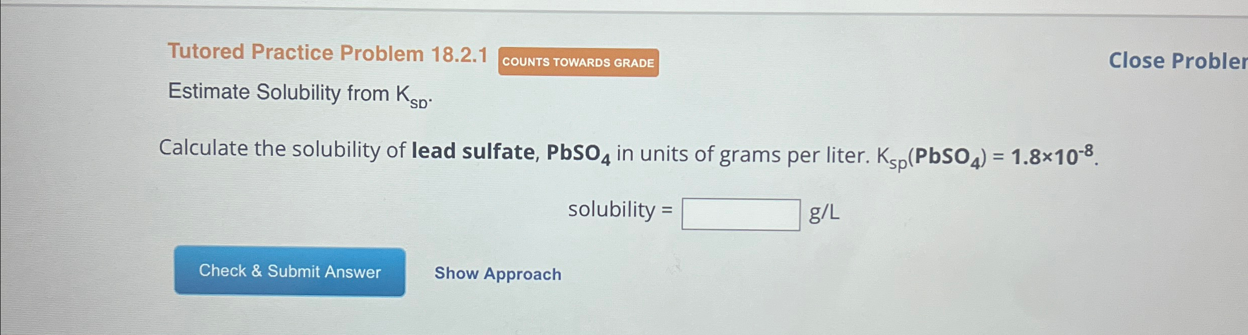 Solved Tutored Practice Problem 18 2 1counts Towards