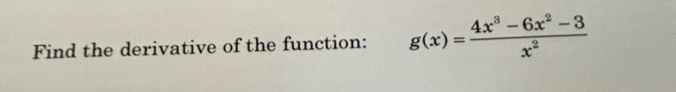 Solved Find the derivative of the function: | Chegg.com
