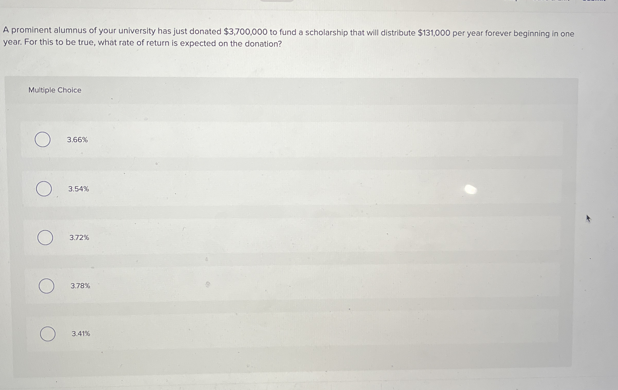 Solved A prominent alumnus of your university has just | Chegg.com