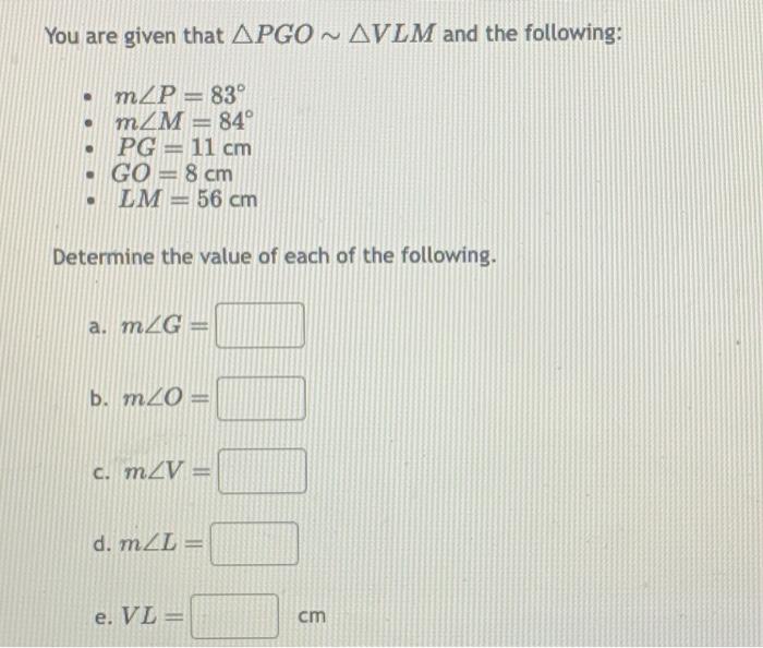 Solved You are given that PGO∼ VLM and the following: - | Chegg.com
