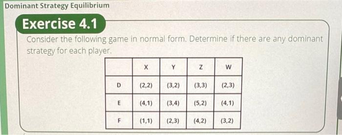 Solved Consider the following game in normal form. Determine | Chegg.com