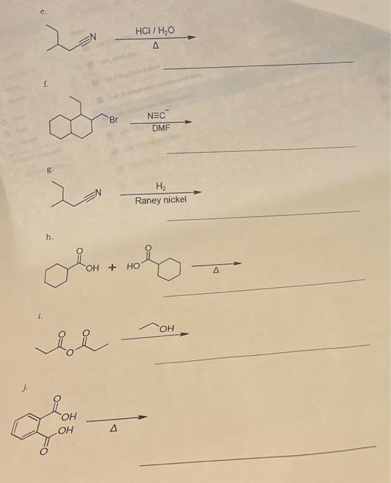 Solved Predict the product in the below reactions. a. b. c. | Chegg.com
