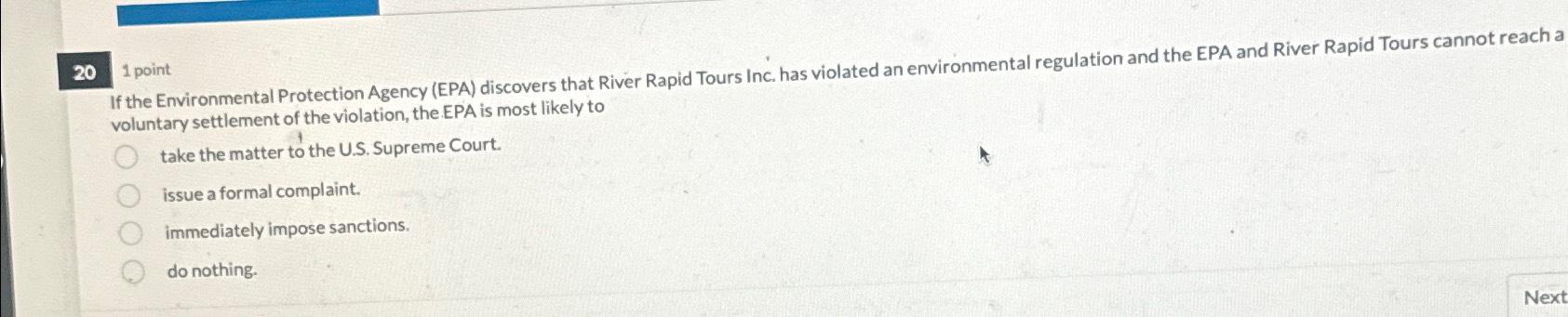 201 ﻿point voluntary settlement of the violation, the | Chegg.com