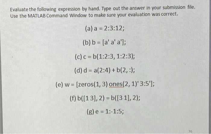 Solved Evaluate the following expression by hand. Type out | Chegg.com
