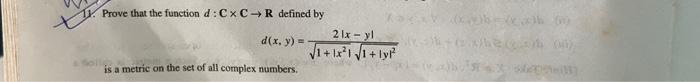 Solved 16. Let A and B be any two non-empty subsets of a | Chegg.com