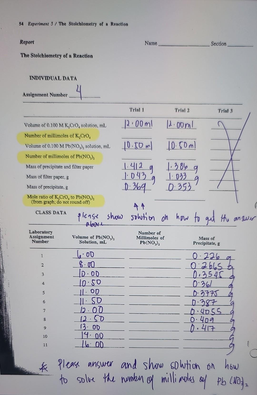 Solved The Stoichiometry of a Reaction INTRODUCTION The | Chegg.com