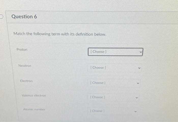 Solved Match the following term with its definition below. | Chegg.com