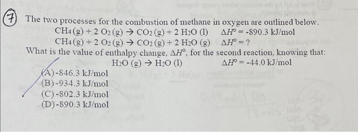 Solved (4) 2CO(g)→O2(g)+2C(5)ΔH=+220 kJ/mol | Chegg.com