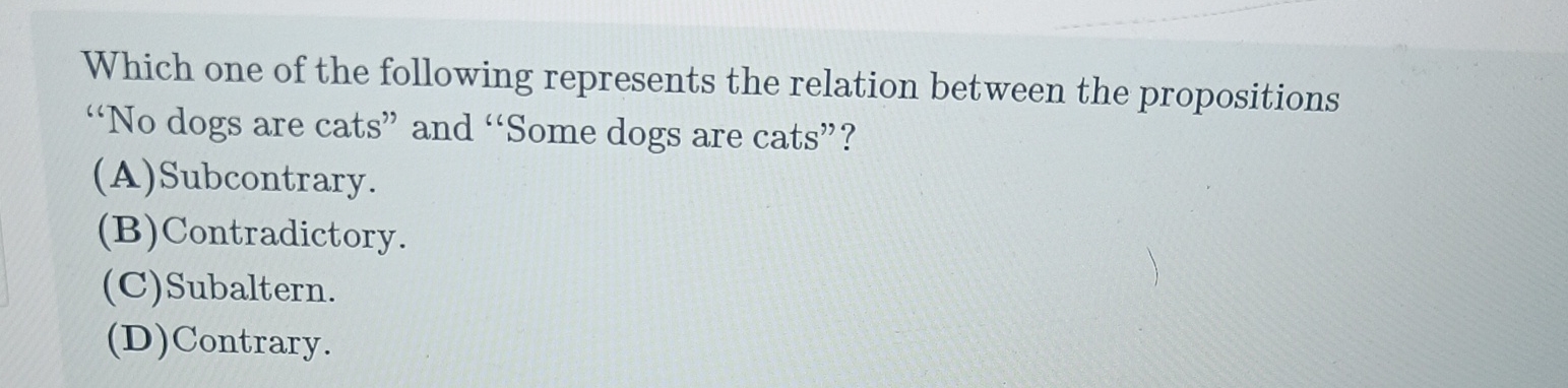 Solved Which one of the following represents the relation | Chegg.com