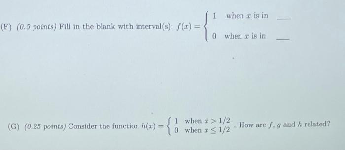 Solved Questions: Consider g(x) = cos() restricted to the | Chegg.com