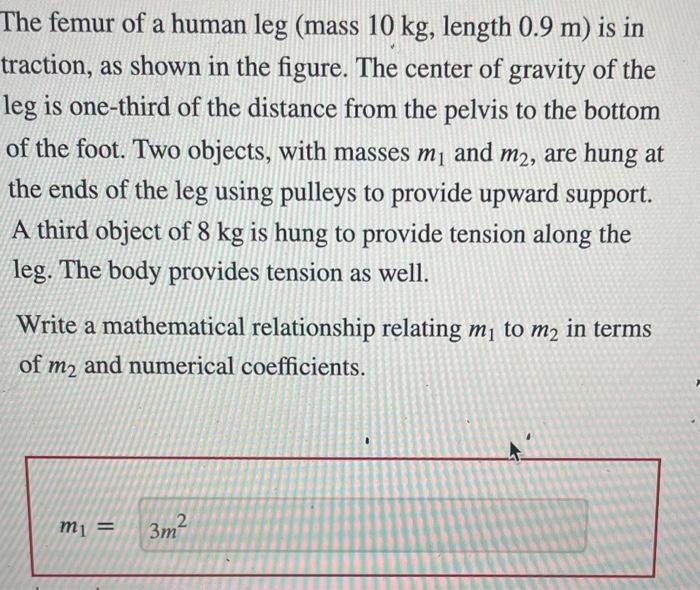 Solved Suppose the tension force due to m1 is now applied at | Chegg.com