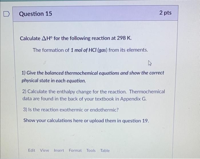 Solved Calculate ΔH∘ for the following reaction at 298 K. | Chegg.com
