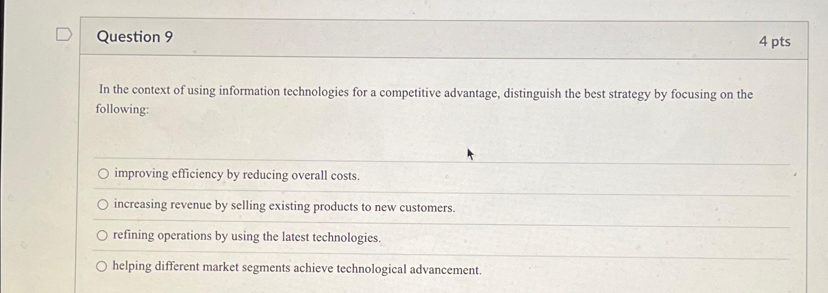Solved Question 94 ﻿ptsIn the context of using information | Chegg.com