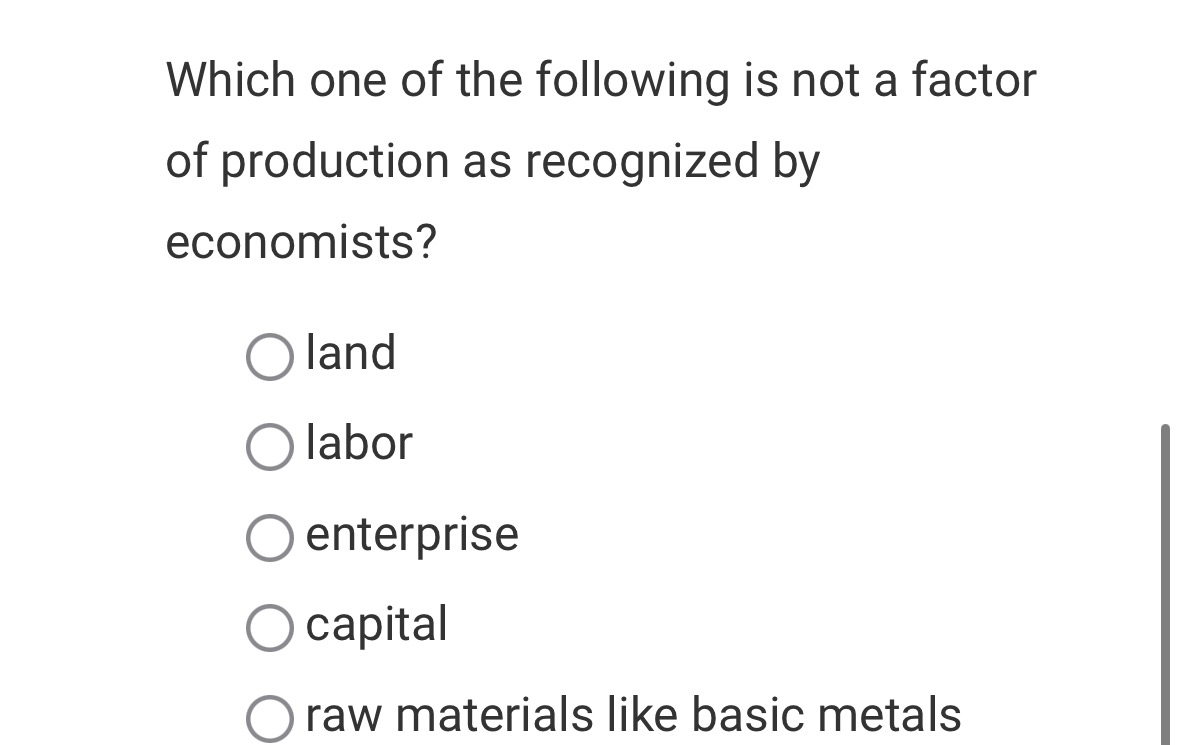 Solved Which one of the following is not a factor of | Chegg.com