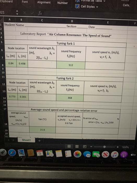Solved PFUL as laule pboard Font Alignment Number Cells Cell | Chegg.com
