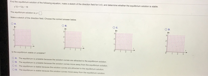 Solved Find the equilibrium solution of the following | Chegg.com