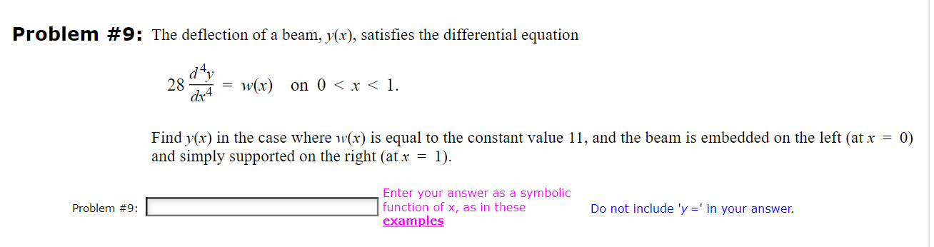 Solved Enter your answer as a symbolicfunction of x, ﻿as in | Chegg.com