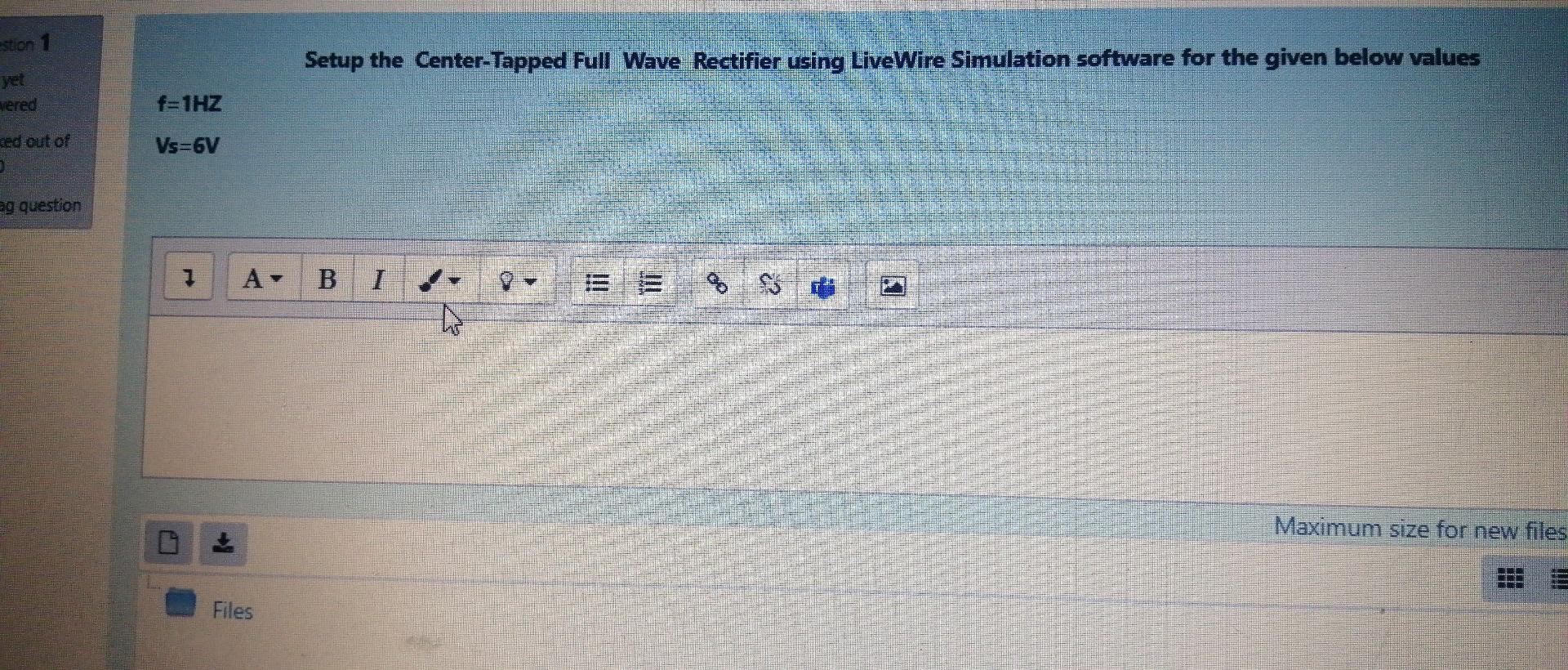 Solved Setup the Center-Tapped Full Wave Rectifier using | Chegg.com