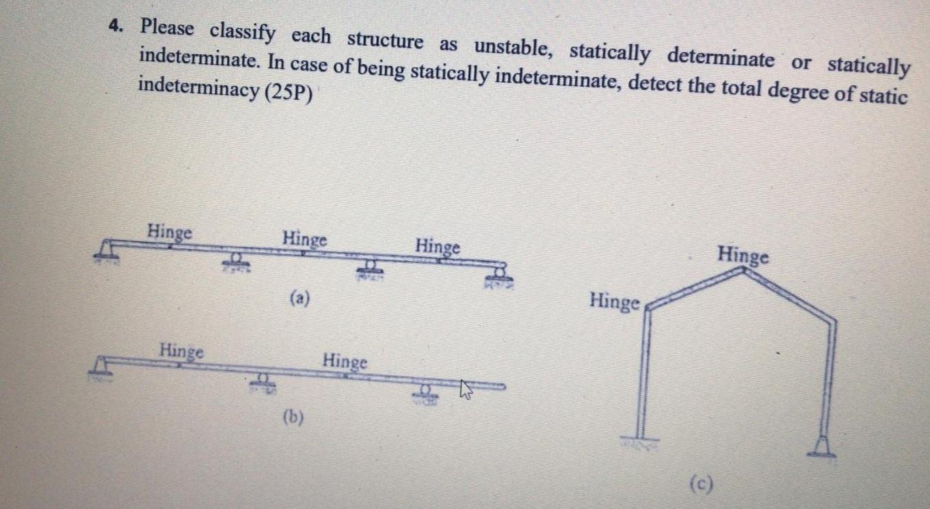 Solved 4. Please classify each structure as unstable, | Chegg.com