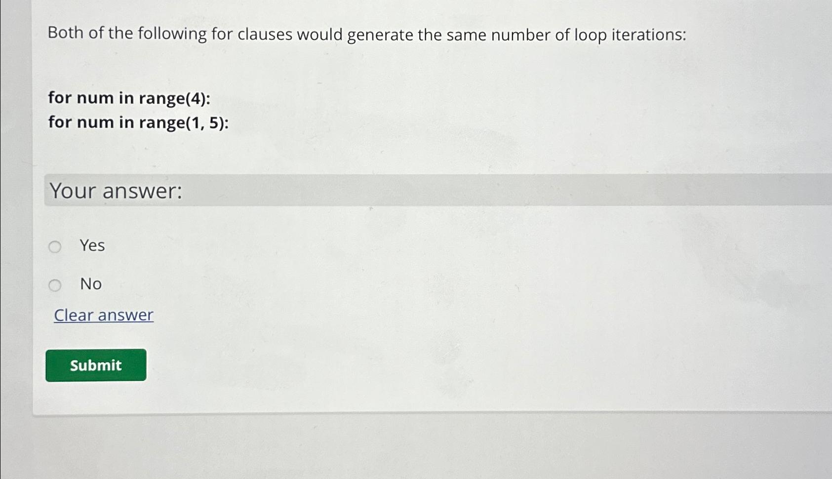 Solved Both of the following for clauses would generate the | Chegg.com