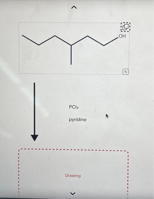 Solved (a) PCl3 pyridine DrawingDraw the two products of the | Chegg.com