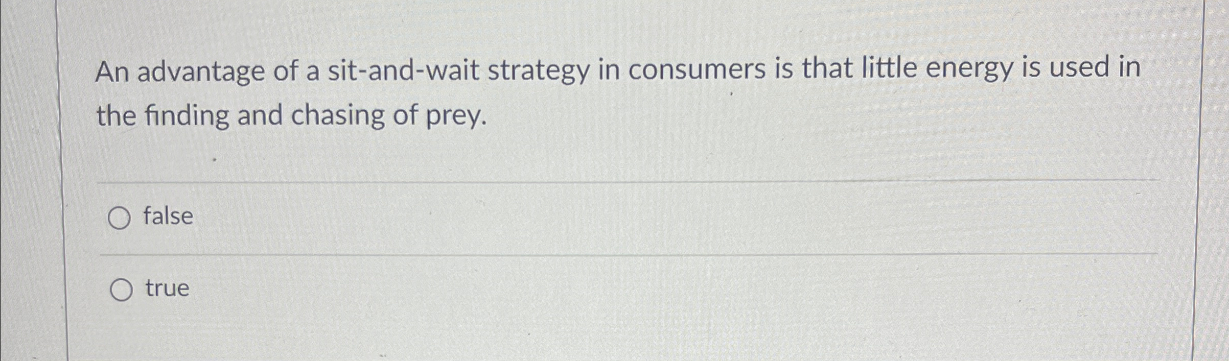 Solved An advantage of a sit-and-wait strategy in consumers | Chegg.com