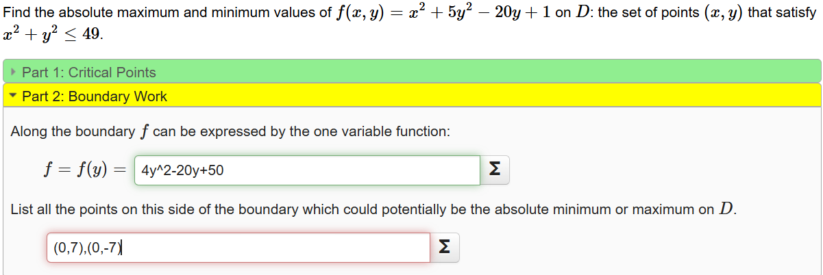 Solved List all the points on this side of the boundary | Chegg.com