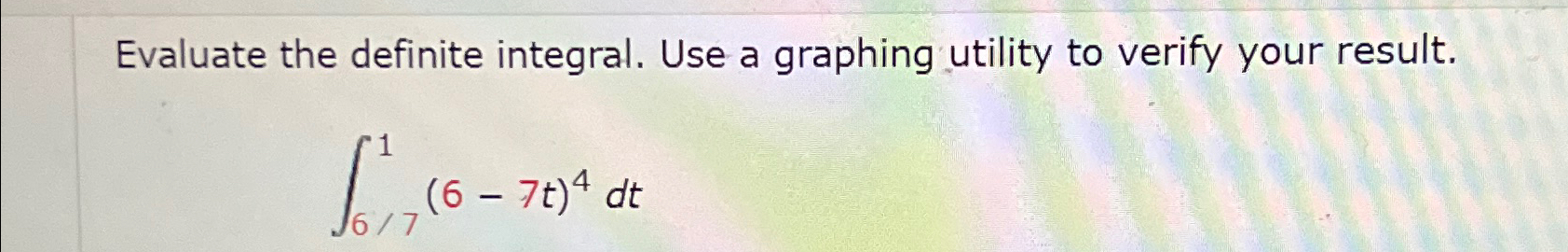 Solved Evaluate the definite integral. Use a graphing | Chegg.com