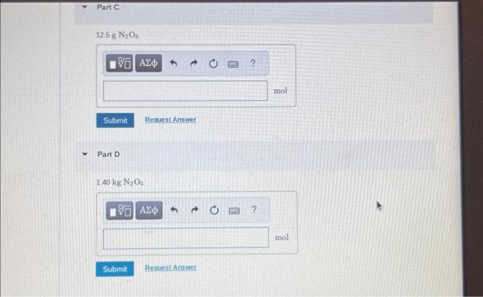 Solved For the reaction shown, calculate how many moles of | Chegg.com