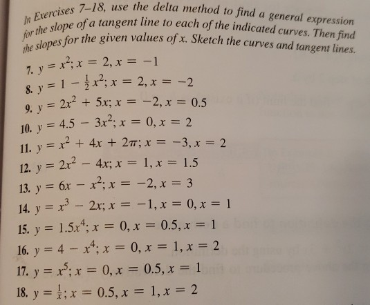 Solved In Exercises 7-18, use the delta method to find a | Chegg.com
