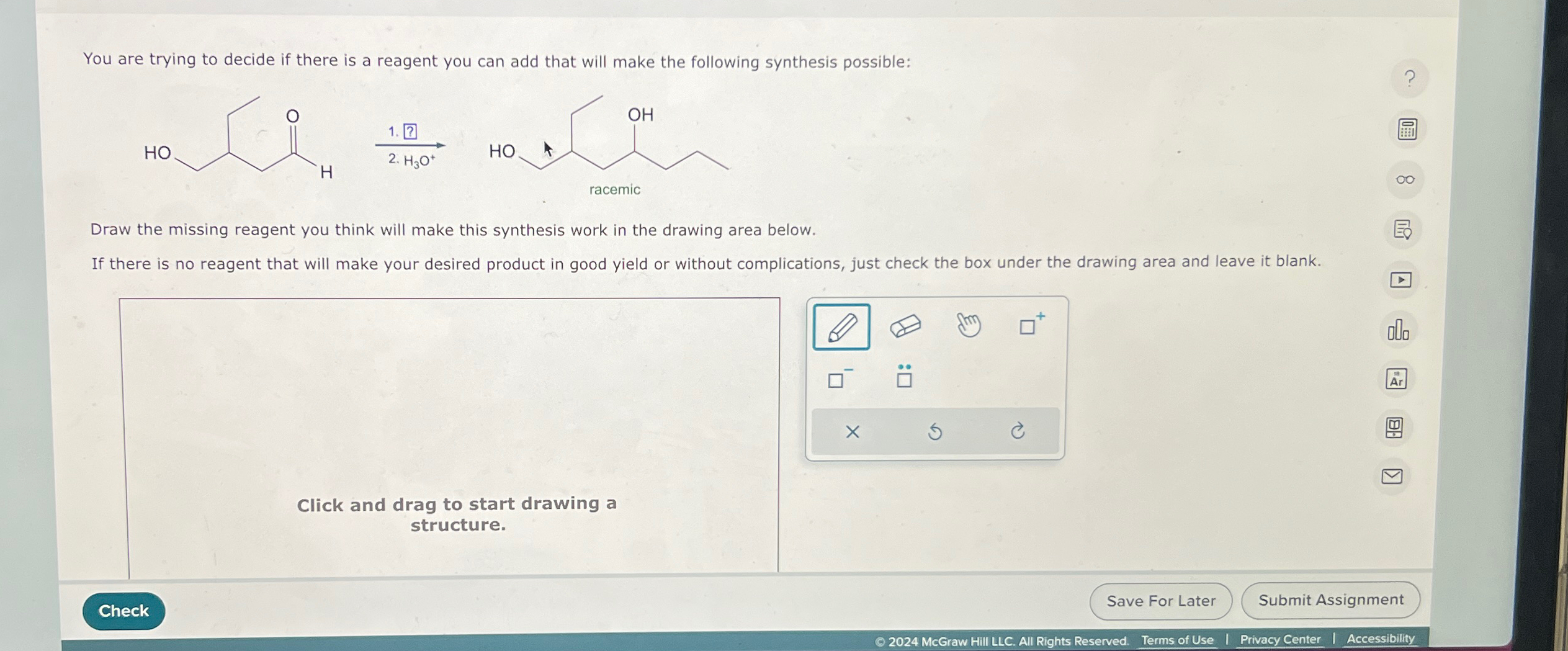 Solved You are trying to decide if there is a reagent you | Chegg.com